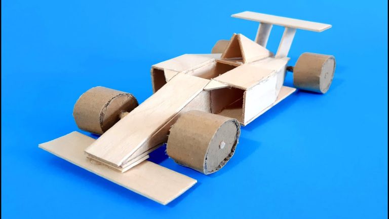 Cómo hacer un Automóvil de Fórmula 1 de Cartón Casero DIY - 2025