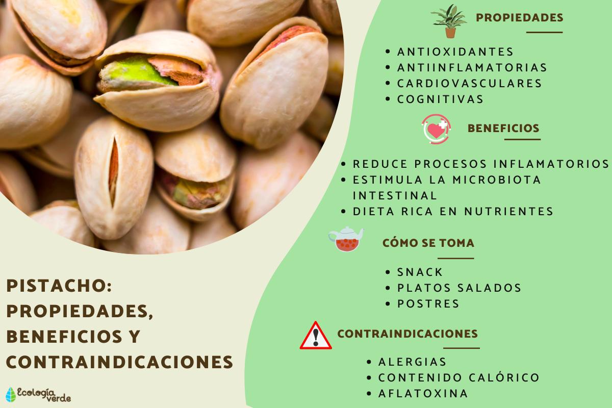 Pistacho Propiedades y beneficios de este fruto seco - 2025